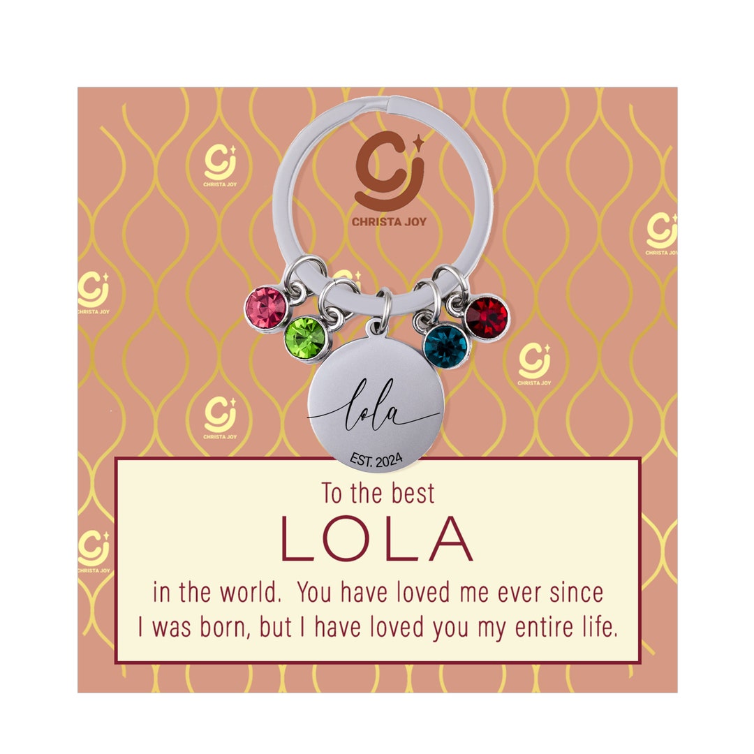 Lola Keychain, Lola Gift, Filipino Gifts, Grandma Keychain, Family ...