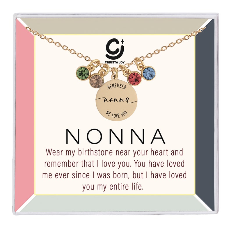 Nonna Necklace, Nonna Gifts, Nona Necklace, Nona Gift, Grandma Necklace ...