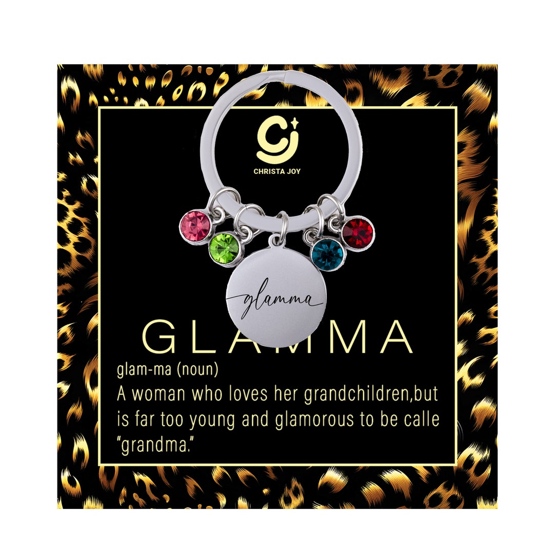 Glamma Keychain, Glamma Gift, First Time Grandma Gift, Family ...
