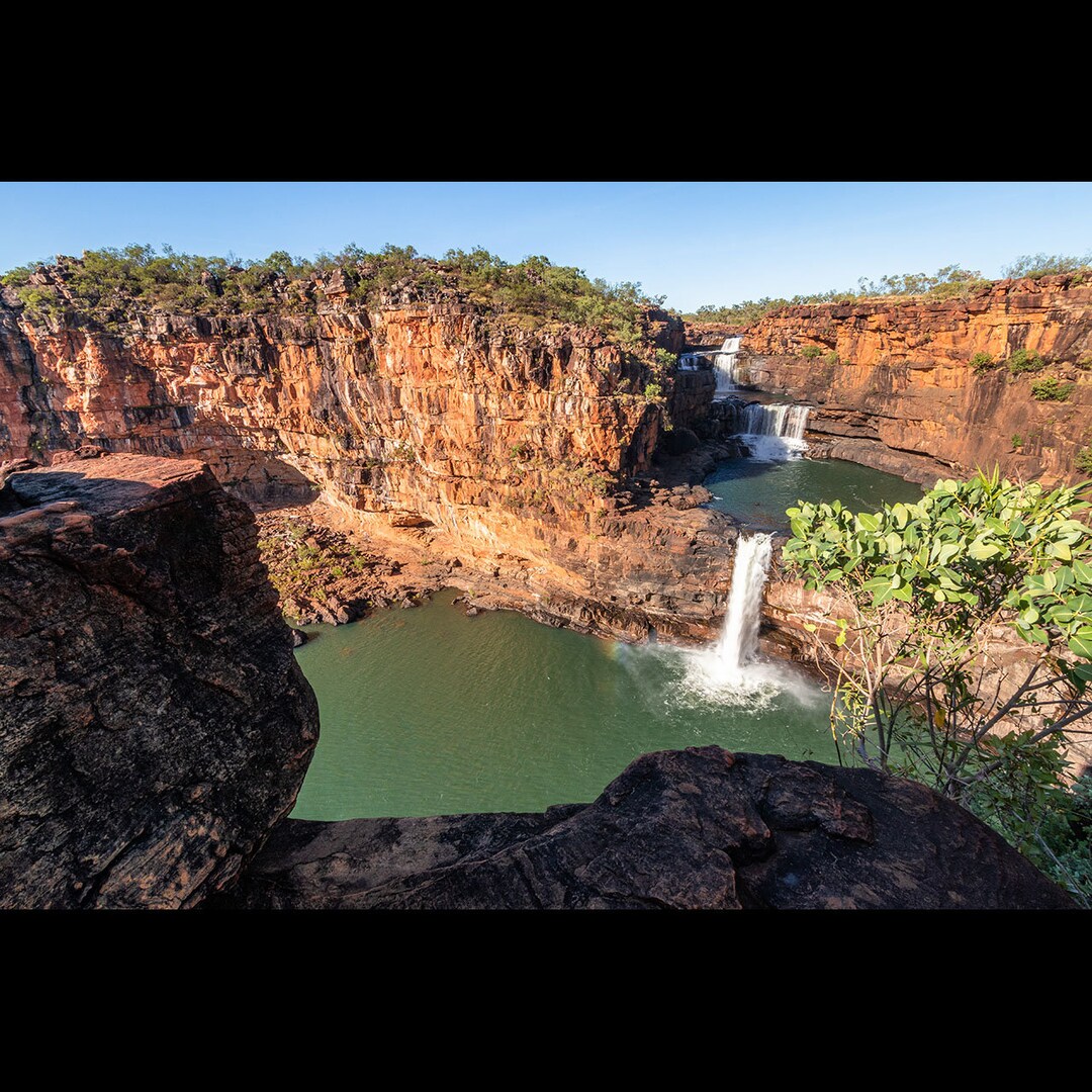 Waterfall Photo, Digital Print of a Cascade Waterfall in Australian ...