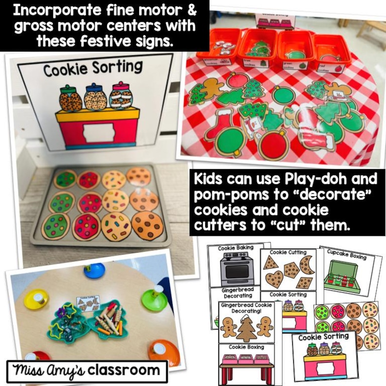 Christmas Dramatic Play Printables - Holiday Bakery - Preschool Winter ...