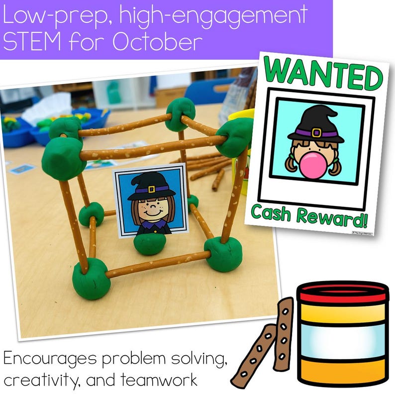 How to Catch a Witch STEM Activity for Preschool & Kindergarten ...