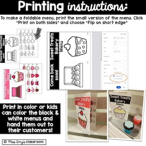 Sweet Treats Bakery: Valentine's Day Bakery Pretend Play Printables ...