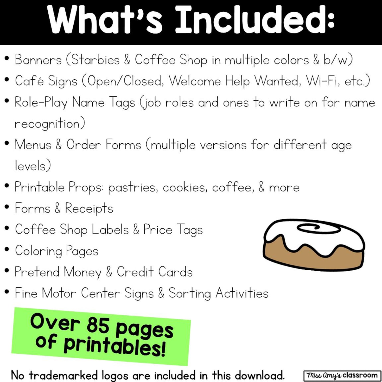 Coffee Shop Dramatic Play Center: Printable Cafe Pretend Play (PDF) - Etsy