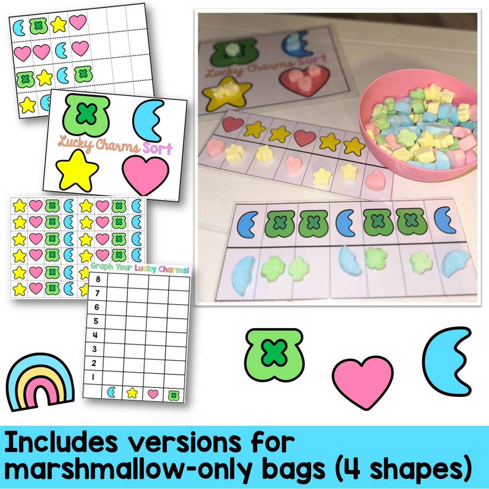 Lucky Charms STEM Activity Pack: St. Patrick's Day Printables (PDF) - Etsy