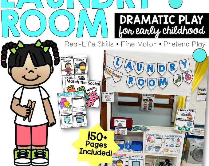 Printable Washmachine - Role Pretend Dramatic Play Printable DIY Toy ...