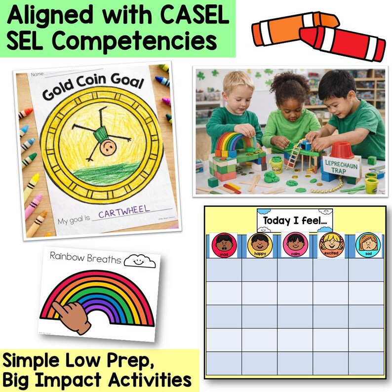 March Social Emotional Learning Activities - Preschool & Kindergarten ...