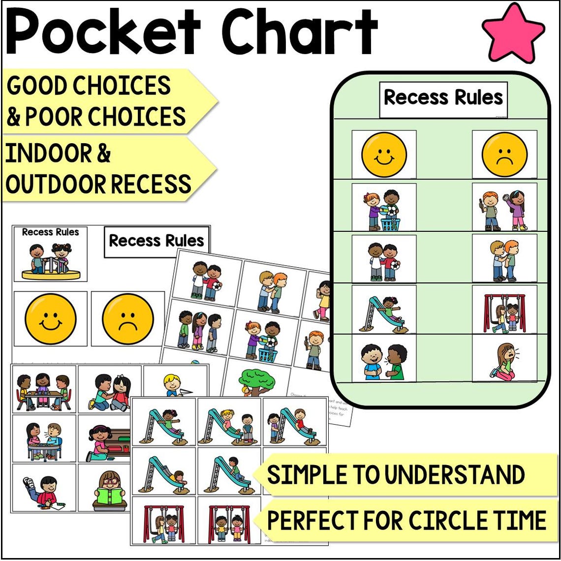 Recess Rules Posters: Classroom Management Printables (google Slides ...