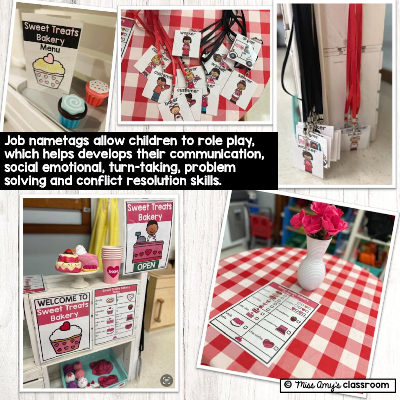 Sweet Treats Bakery: Valentine's Day Pretend Play Printables (PDF) - Etsy