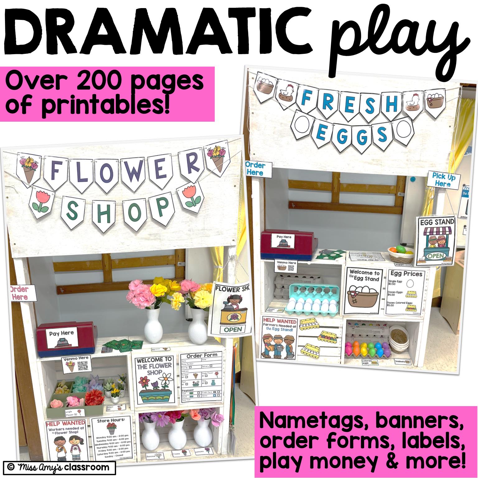 Easter Activities for Preschool & Kindergarten | Spring Dramatic Play ...