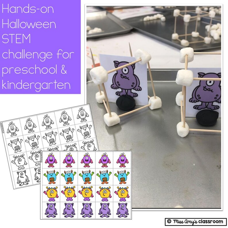 How to Catch a Monster STEM Activity for Preschool & Kindergarten ...