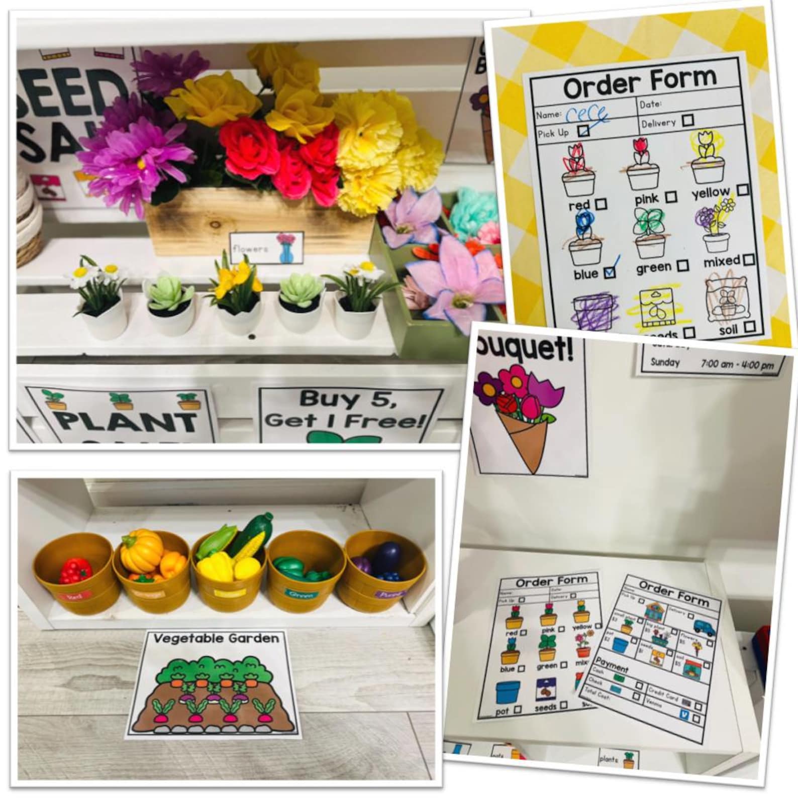Garden Center Dramatic Play: Spring Pretend Play (printable) - Etsy