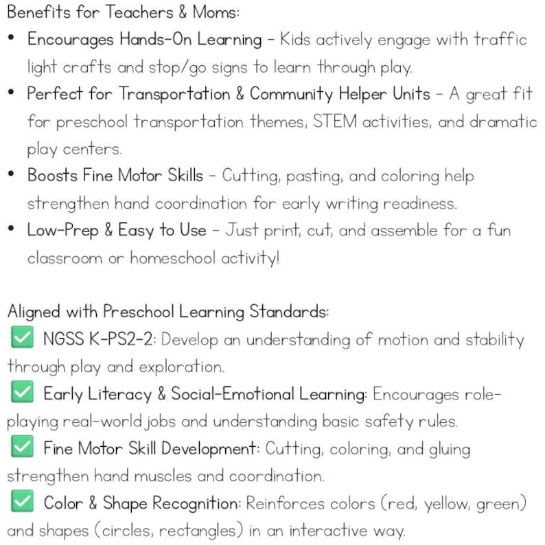 Traffic Light / Stop Light Craft | Transportation Activities ...