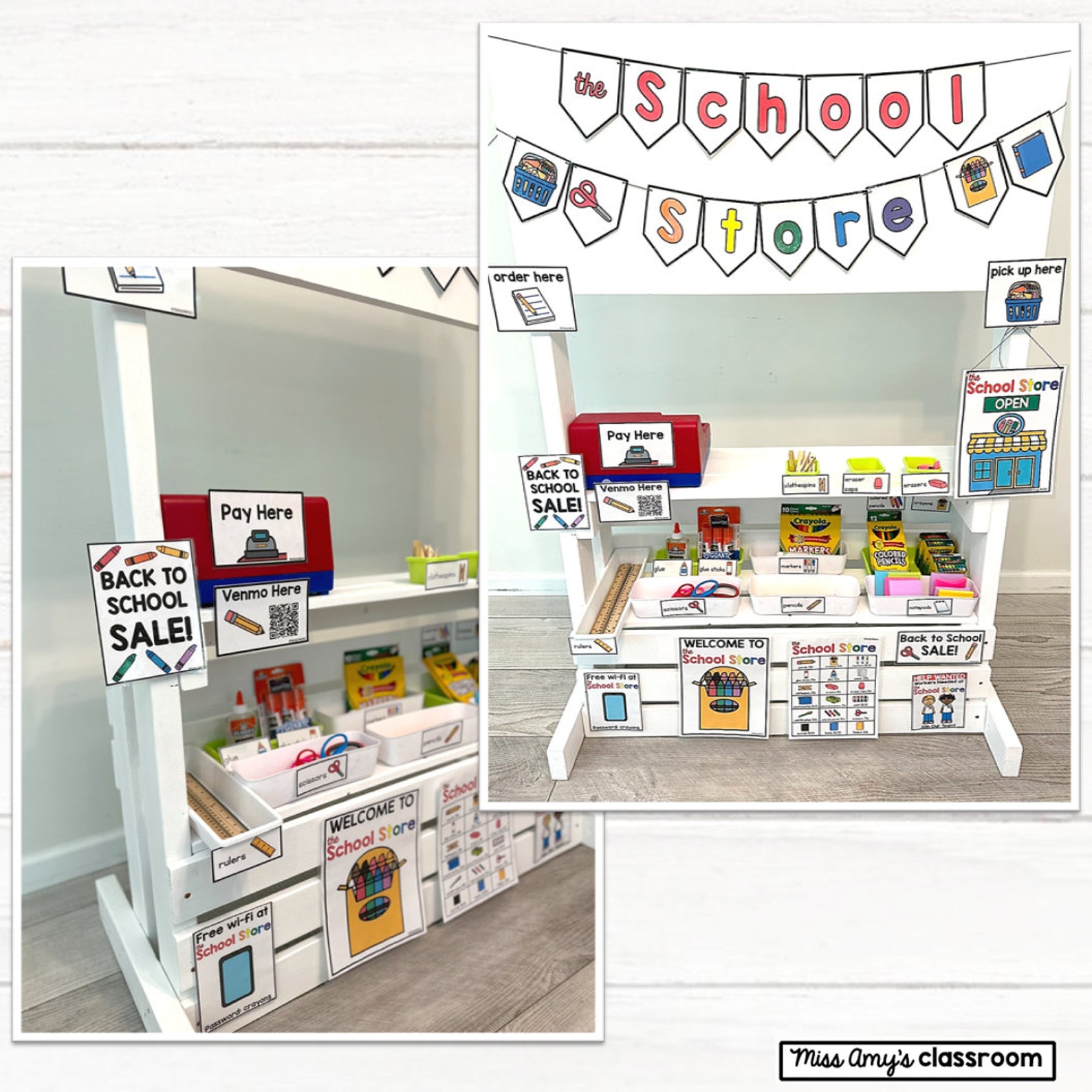 School Store Dramatic Play Printables- Back to School Pretend Play ...