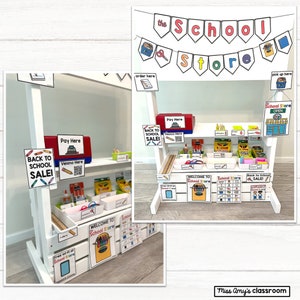 School Store Dramatic Play Printables- Back to School Pretend Play ...
