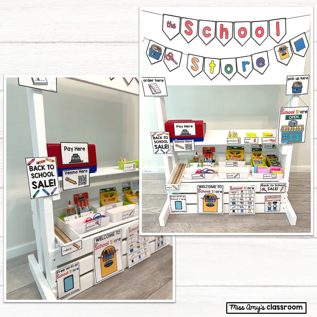 School Store Dramatic Play Printables – Back to School Pretend Play ...