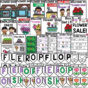 Flower Shop Dramatic Play Printables for Preschool & Homeschool ...