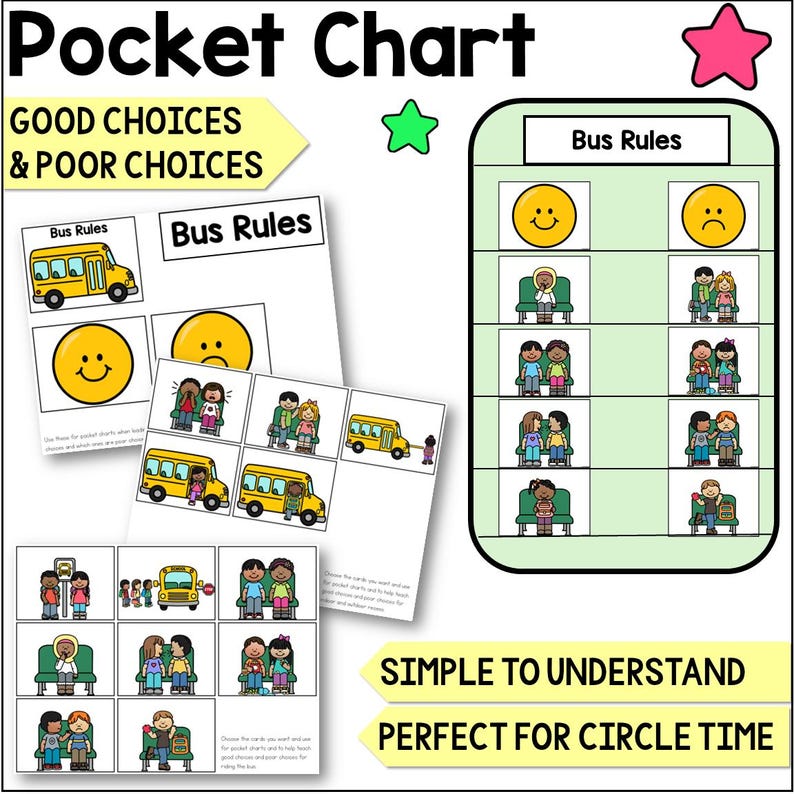 Preschool Classroom Rules Bundle - Posters, Mini Books & Behavior ...