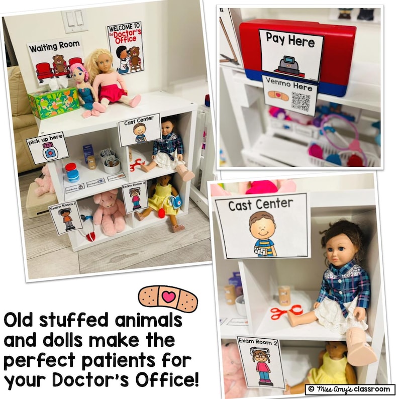 Doctor's Office Dramatic Play Printables - Preschool Pretend Play Kit ...