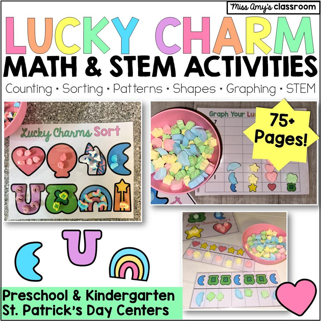 Lucky Charms STEM Activity Pack: St. Patrick's Day Printables (PDF) - Etsy
