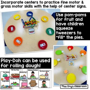 Dramatic Play Bakery Printables - Thanksgiving Pie Shop Pretend Play ...