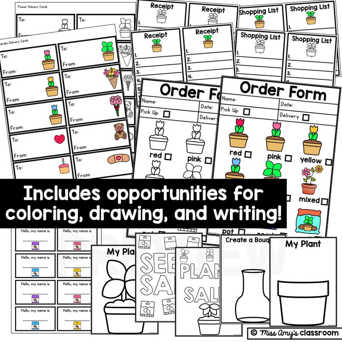 Garden Center Dramatic Play: Spring Pretend Play (printable) - Etsy