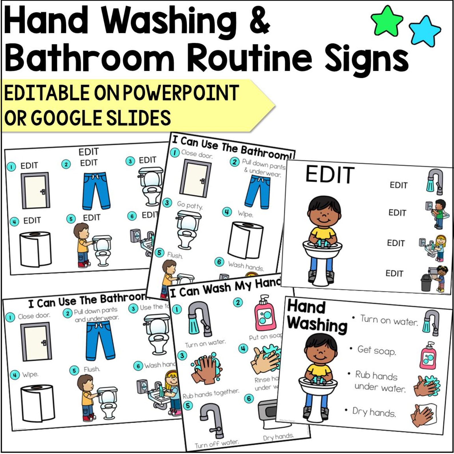 Preschool Classroom Rules Bundle - Posters, Mini Books & Behavior ...