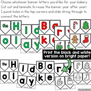 Christmas Bakery Dramatic Play Printables: Holiday Pretend Play Center ...