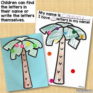 Chicka Chicka Boom Boom Craft | STEM & Alphabet Printables - Etsy