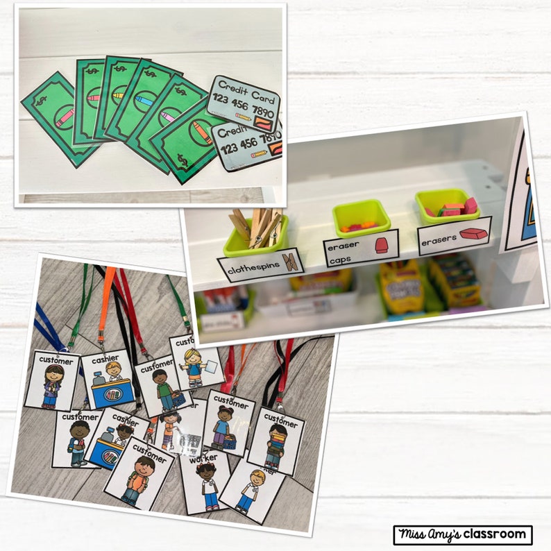 School Store Dramatic Play Printables- Back to School Pretend Play ...