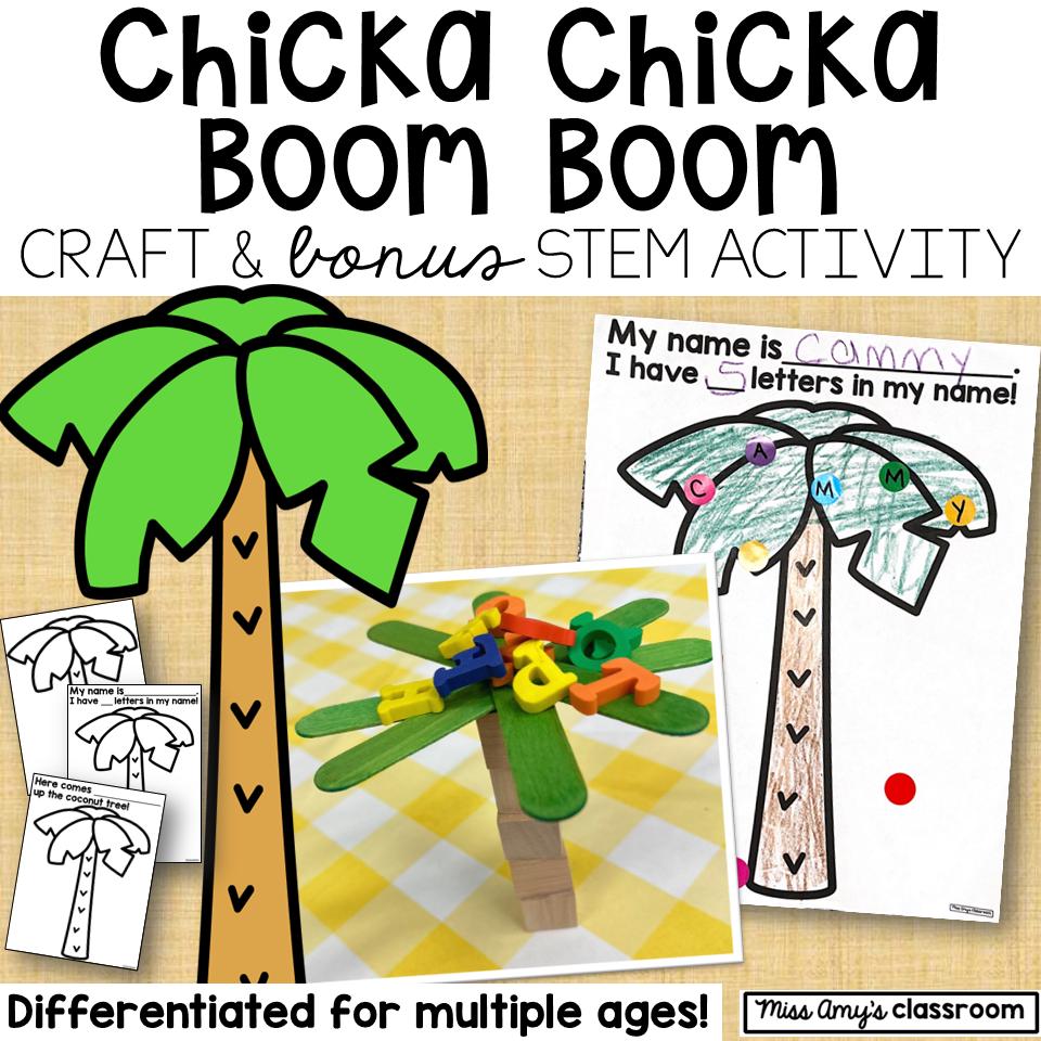 Chicka Chicka Boom Boom Tree Fargeleggingsside Chicka Chicka Boom Boom