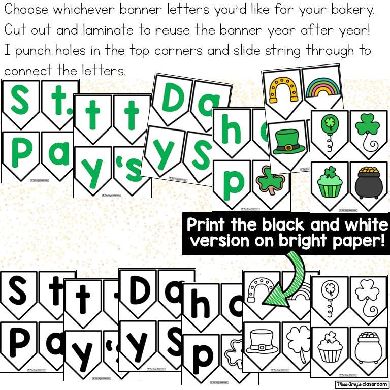 St. Patrick's Day Dramatic Play: St. Paddy's Day / St. Patty's Day Shop ...