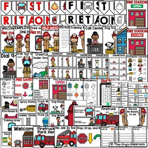 Fire Station Dramatic Play Center - Firefighter & Fire Safety ...