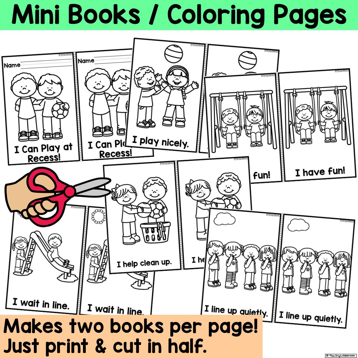 Editable Recess Rules Posters: Classroom Management Printables (google ...