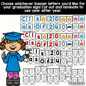 Class of 2024 Printable Graduation Banner DIY Graduation Printable ...