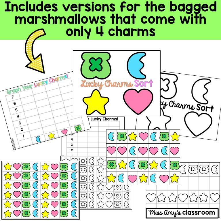 Lucky Charms STEM Activity Pack: Printables for Preschool/kindergarten ...
