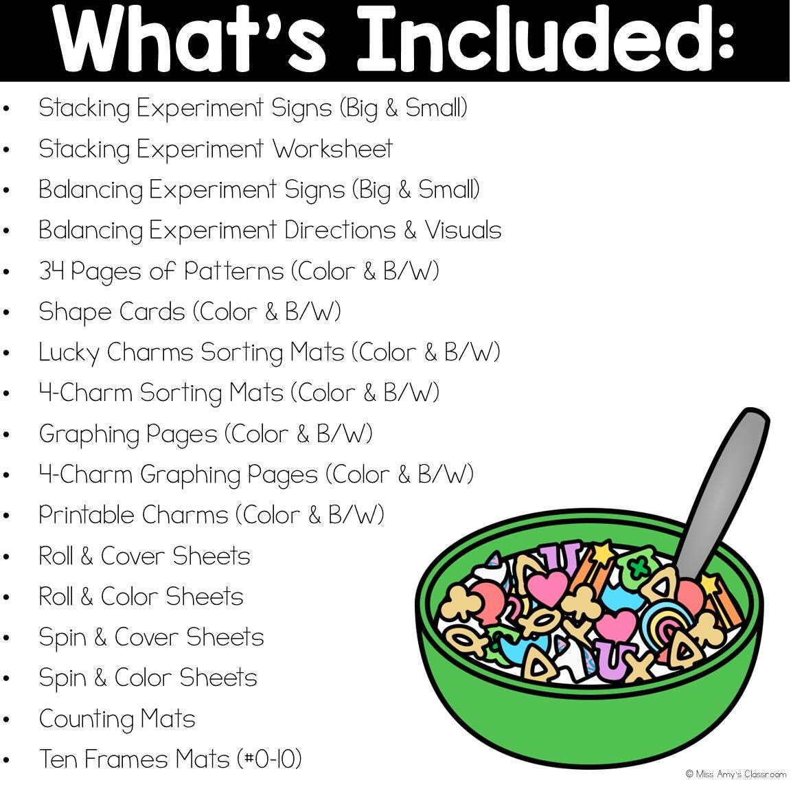 Lucky Charms STEM Activity Pack: St. Patrick's Day Printables (PDF) - Etsy