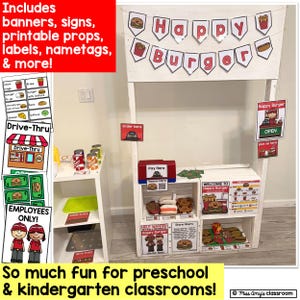 Printable Fast Food Restaurant: Pretend Play Drive-thru (PDF Download ...