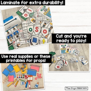 School Store Dramatic Play Printables – Back to School Pretend Play ...