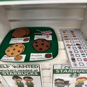 Coffee Shop Dramatic Play Center: Printable Cafe Pretend Play (PDF) - Etsy