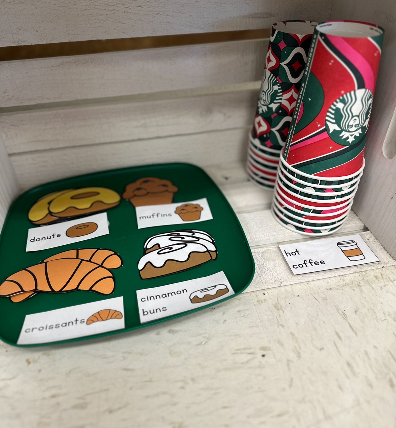 Starbucks Themed Dramatic Play Coffee Shop Printables Pretend Play for ...