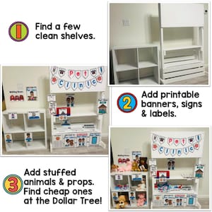 Dramatic Play Vet Printables - Pretend Play Pet Clinic for Preschool ...