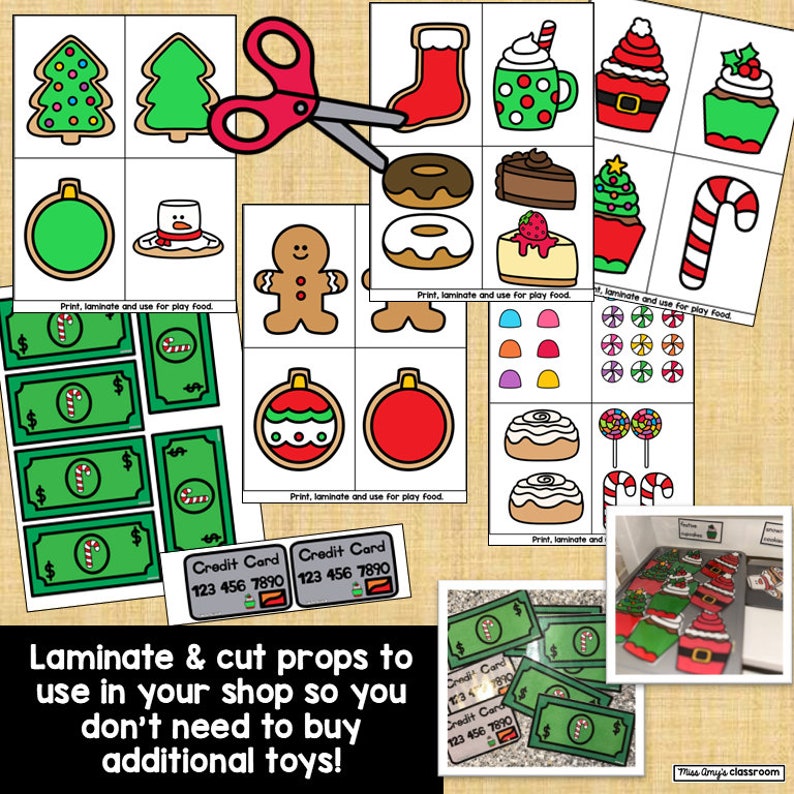 Christmas Dramatic Play Printables - Holiday Bakery - Preschool Winter ...