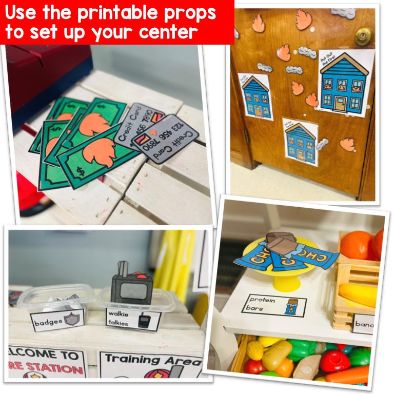 Fire Station Dramatic Play Center - Firefighter & Fire Safety ...