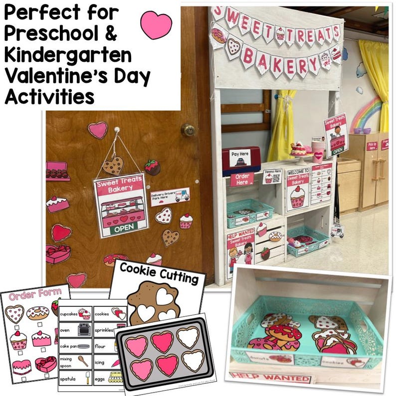 Sweet Treats Bakery: Valentine's Day Bakery Pretend Play Printables ...