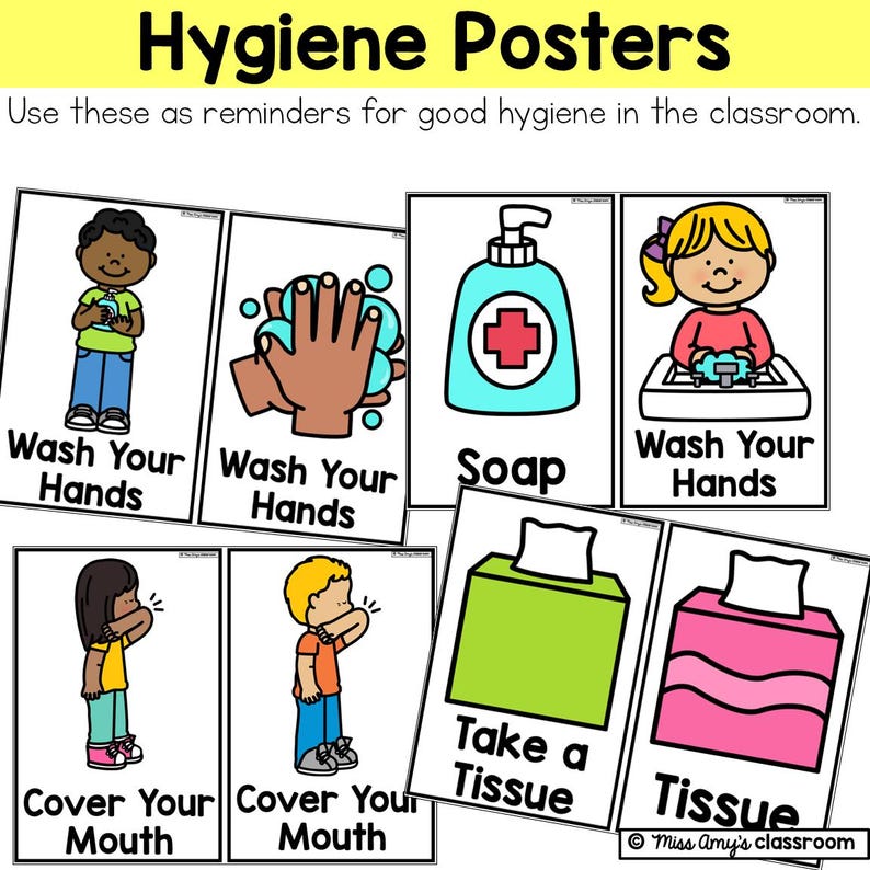 Editable Classroom Rules Posters: Preschool, Kindergarten Visuals (PDF ...