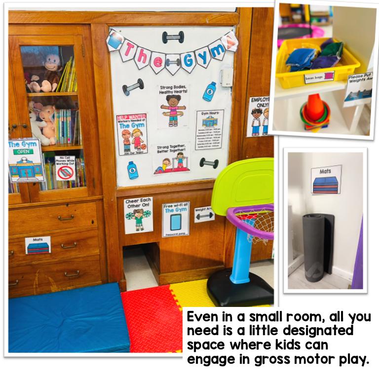 The Gym and Smoothie Bar Dramatic Play Printables | Preschool Health ...