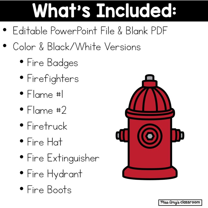 Editable Firefighter Name Tags - Fire Safety Week Printable Badges ...