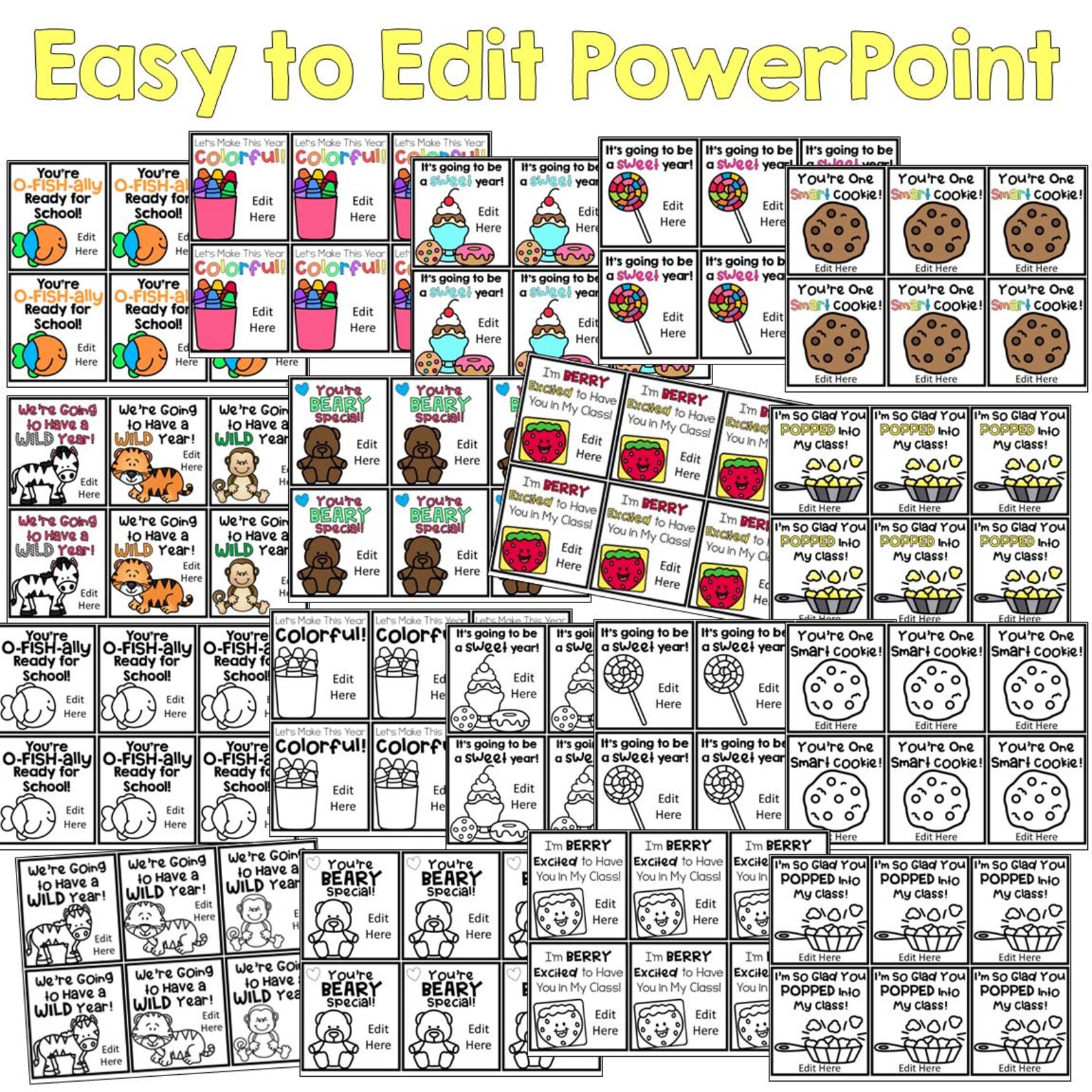 Welcome Back to School Gift Tags | Editable & No Prep Versions, First ...