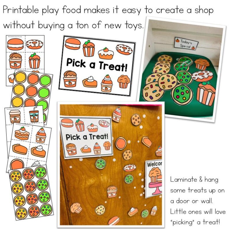 Thanksgiving Pumpkin Pie Shop Dramatic Play - Fall Bakery Center ...